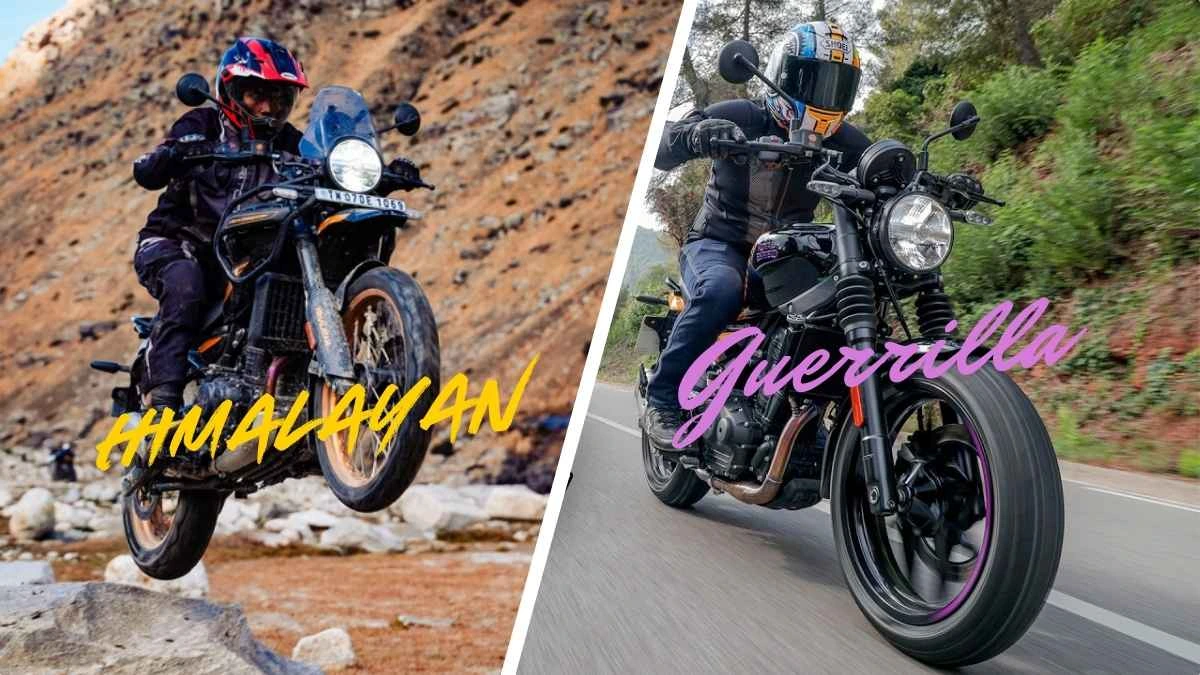 Comparing The Royal Enfield Guerrilla 450 Vs. Himalayan 450